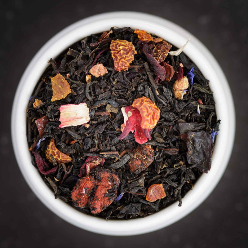 fruits rouges, Noirs parfumés,Thé PARFUME,Plaisirs Des thés